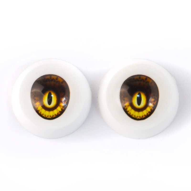 22mm Demon Gold (B) Urethane Eyes – Jadepixel Doll Lab